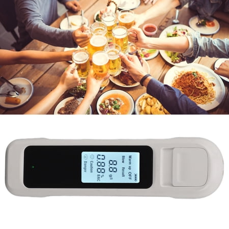 Alcohol Tester, High Accuracy LCD Display Alcohol Tester Portable ...