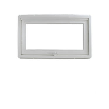 Duo Corp 3218SLID Double Slider Basement Window, 32 X 18 in, Vinyl ...