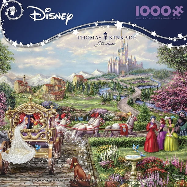 Ceaco Disney 1000pc Puzzle "Cinderella Happily Ever After" by Thomas ...