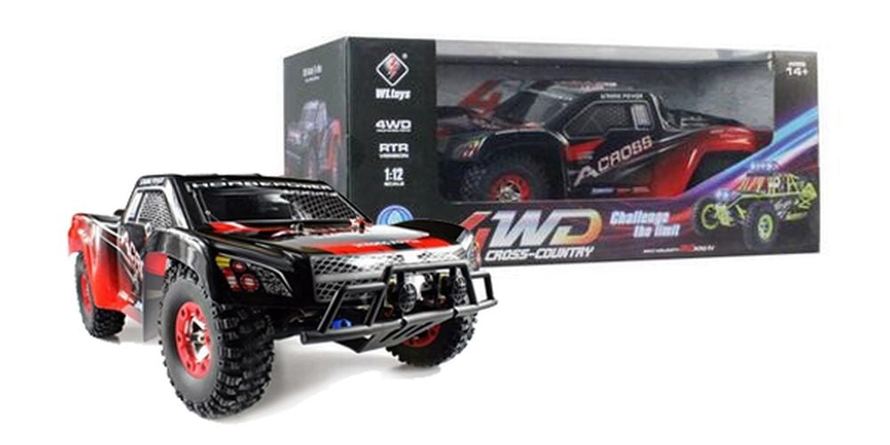WLTOYS Cross Country 4wd Rally Truck 1:12 Scale Radio Control Car ...