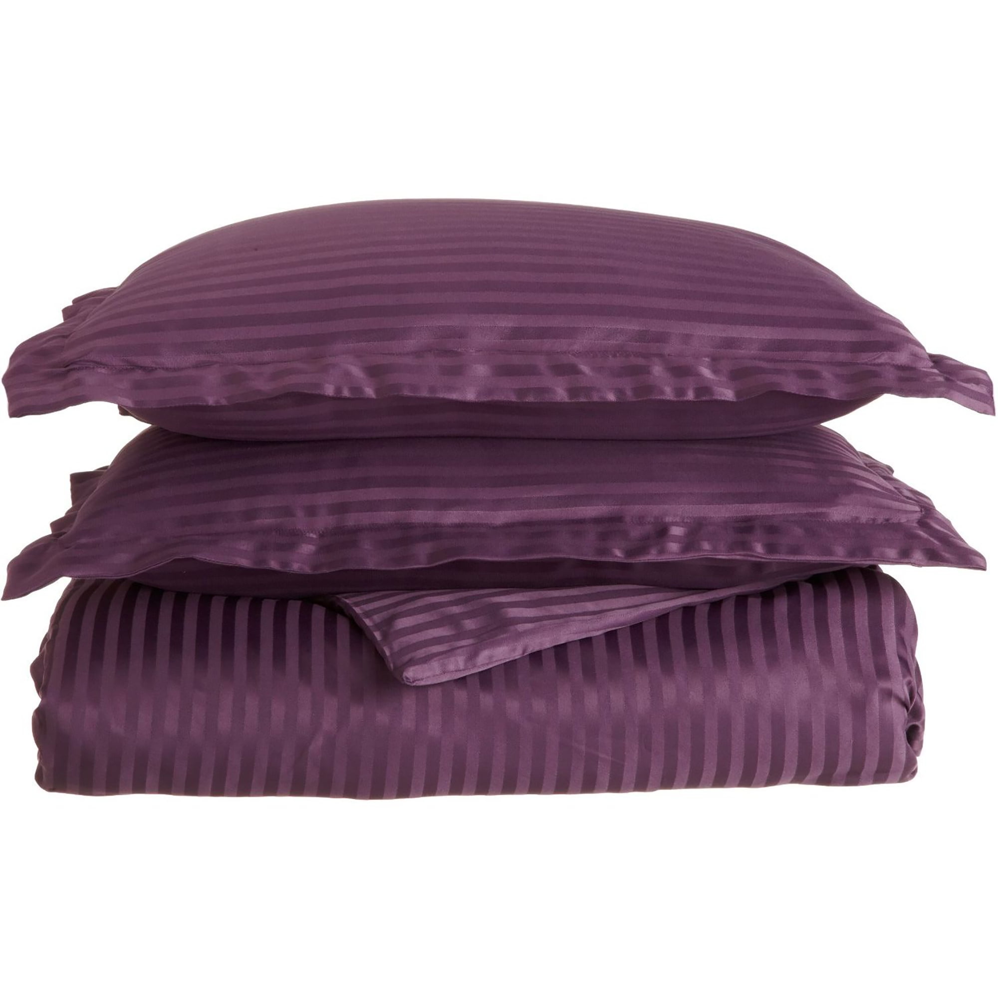 Superior Prestige 1500 Series Stripe Duver Cover Set - Walmart.com