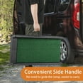 ZENY 61" Pet Ramp with Grass Padded Folding Portable Dog Ramp for Cars ...