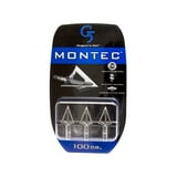 Free Shipping! G5 Montec 100-Grain Steel Broadhead 3 Pack with Cut-On ...