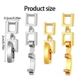 4Pcs Compact Copper Clasps for Adjustable Jewelry Extensions Secure ...