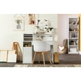South Shore Crea Craft Desk with Hutch, White - Walmart.com