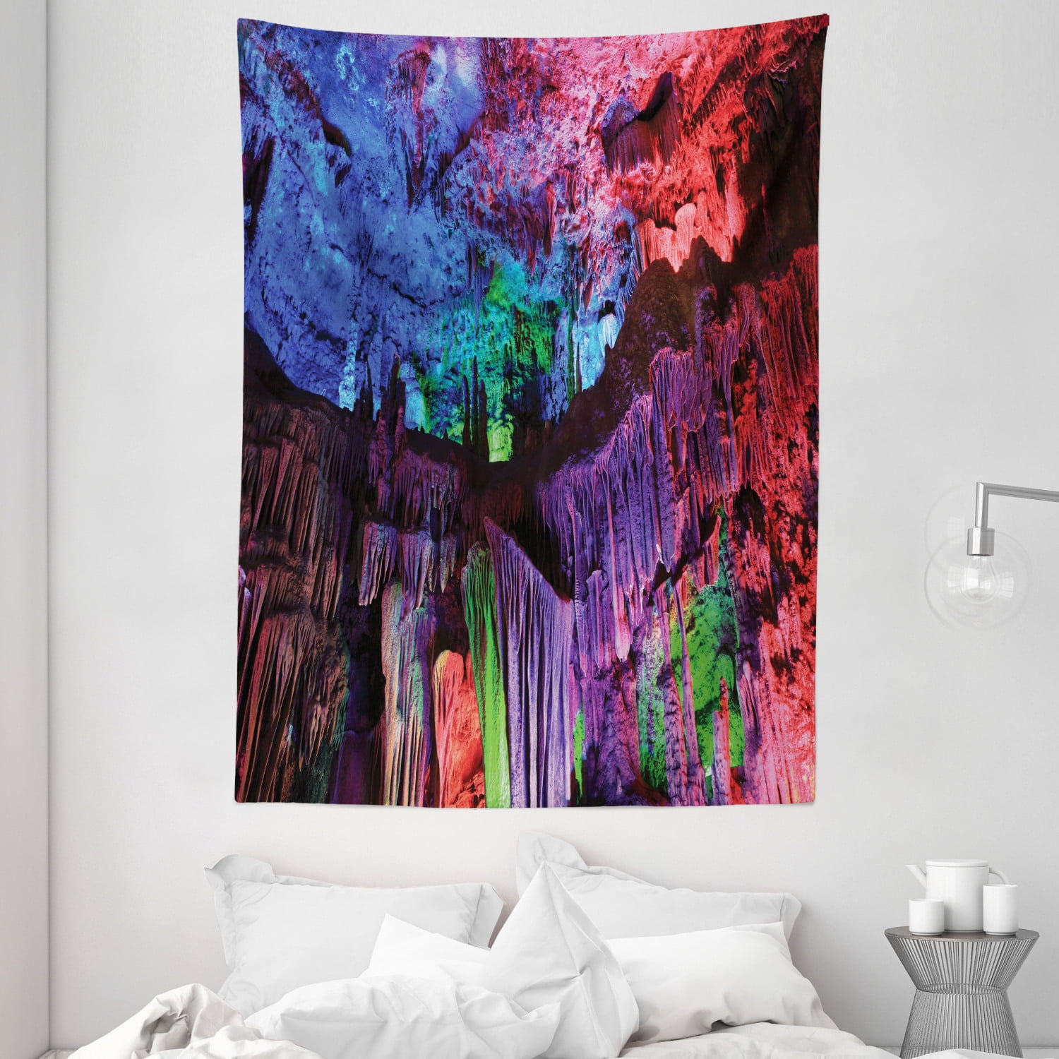 Colorful Tapestry, Rainbow Colored Rock Formation Theme Natural ...