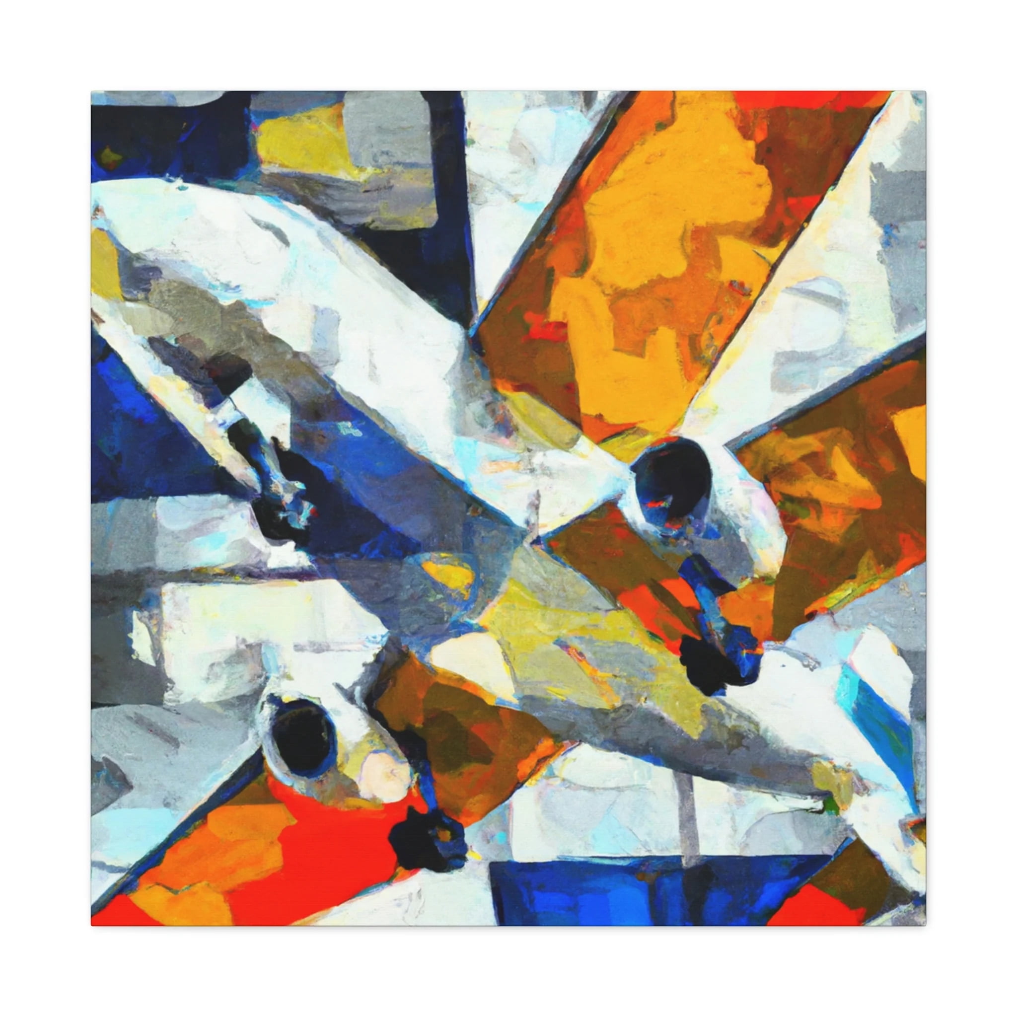 Plane in Flight Sky - Canvas - Walmart.com