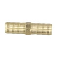 Brass Straight Hose Pipe Fitting Equal Barb 6, 8, 10, 12mm Gas Copper ...