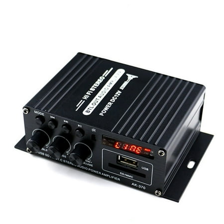 Audio Amplifier Bluetooth 5.0 12v Compact Power Amplifier | Walmart Canada