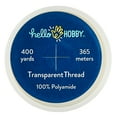 Hello Hobby Transparent 100% Polyamide Thread 400 Yards for Sewing ...
