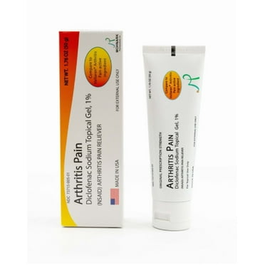 Leader Diclofenac Sodium Topical Arthritis Pain Relief Gel Tube ...