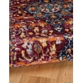 Shiraz Endo Raspberry/Ivory Rug, Multiple Sizes - Walmart.com