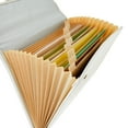 Pen+Gear 13-Pocket Expandable Folder, 13.58 x 9.44 x 0.78 inch, Cream ...