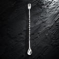 10 Inch Long Spoon, Double Ended Bar Spoon Fork with Forked Tip for ...