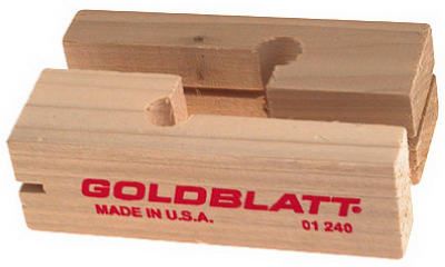 Wood Line Block Pair, Goldblatt, G06991 - Walmart.com