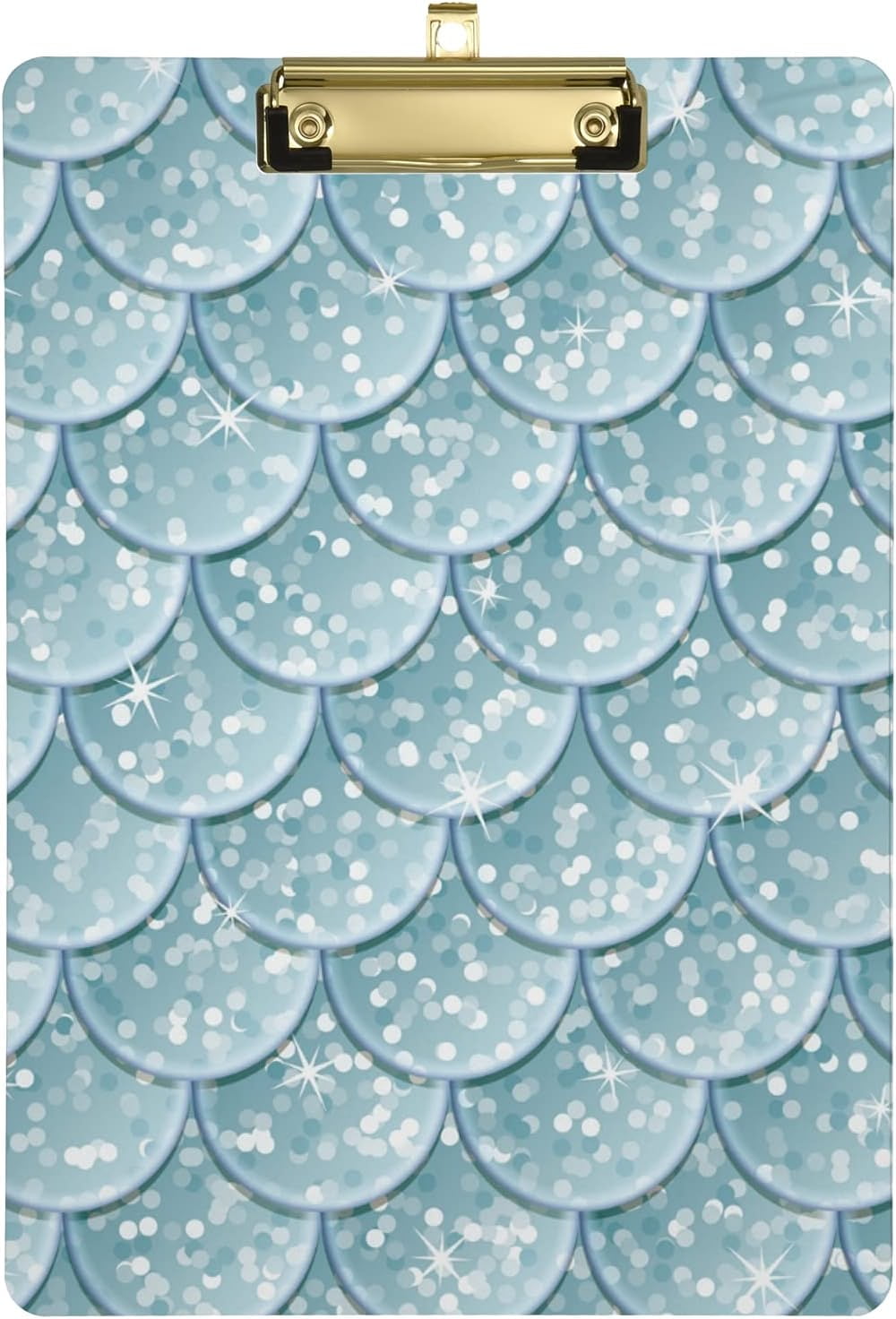 FMSHPON Glitter Fish Clipboard Hardboard Wood Nursing Clip Board and ...