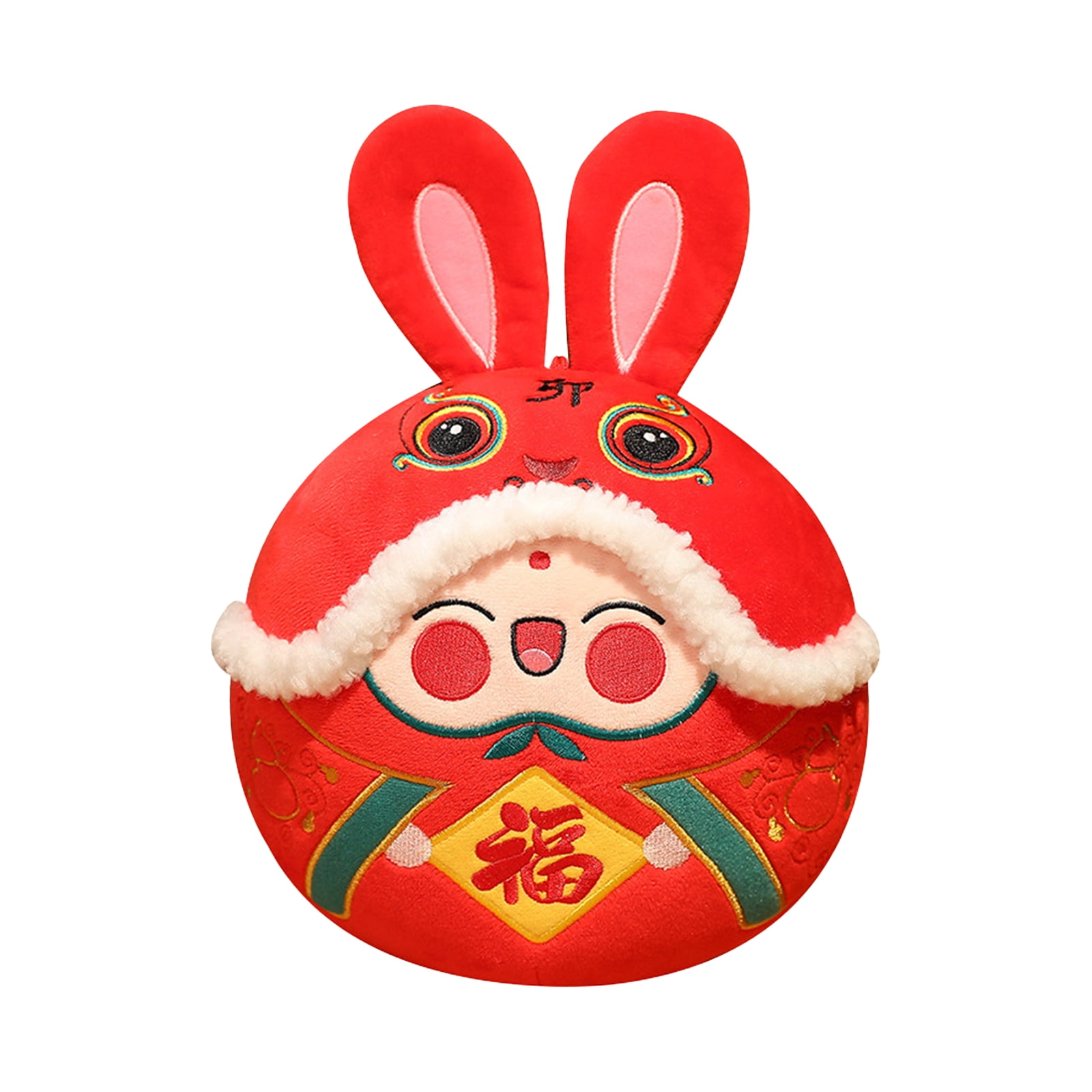 Rabbit Pendant Plush Toy Rabbit Year Mascot Doll 2023 Year Of The ...