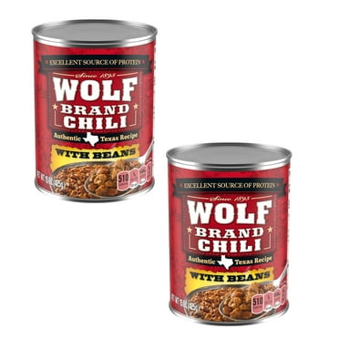 Wolf Brand Ready to Eat Chili With Beans, Microwavable Bowls, Hearty ...