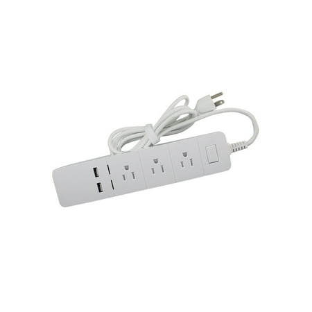 Home Office Hotel Remote Control Power Strip 2 USB with USB Ports DVD ...