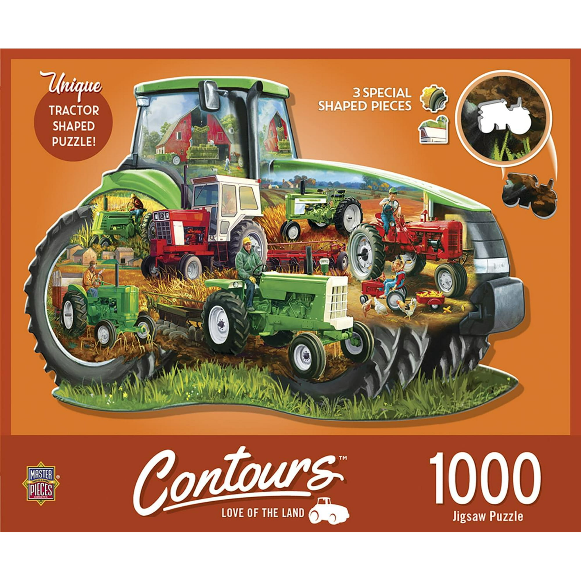Click here for Masterpieces Tractor Shape 1000 Piece Jigsaw Puzzl... prices