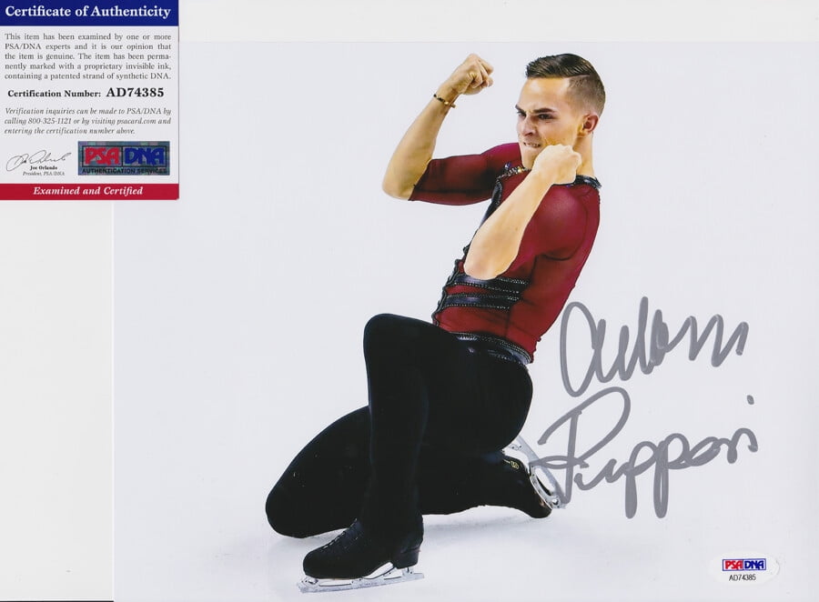 Adam Rippon USA Olympics Skating Signed Autograph 8x10 Photo PSA/DNA ...