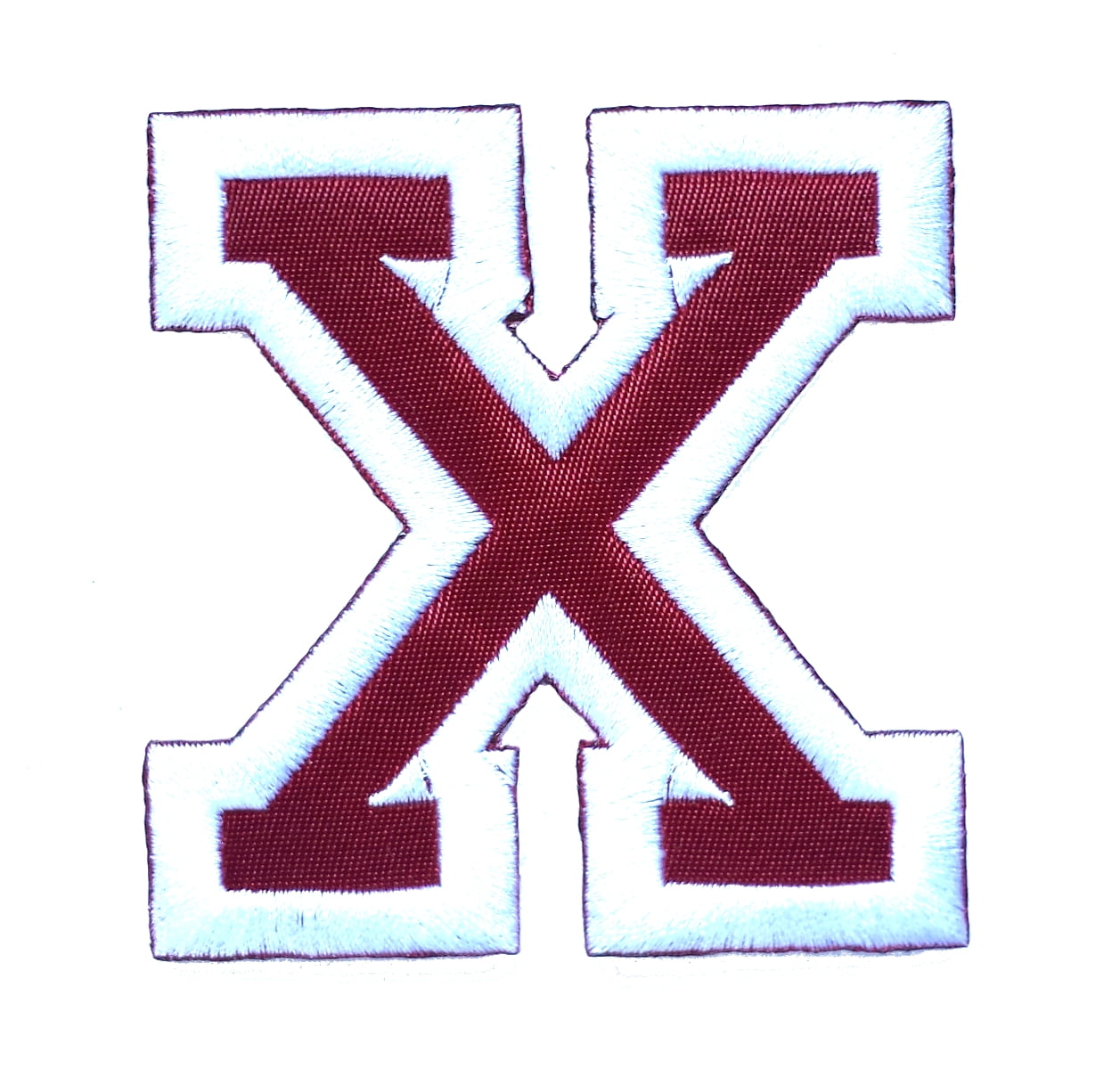 Initials A to Z and Numbers College Varsity Letterman Embroidered Iron ...