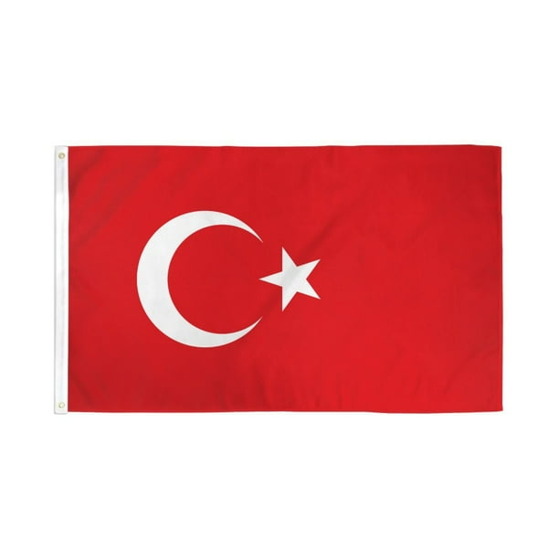 Bandera genérica de Turquía, 150 cm x 90 cm, poliéster | Walmart en línea