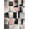 Well Woven Good Vibes Louisa Modern Geometric Blush Pink 9'3" x 12'6 ...