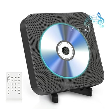 Qoosea Desktop CD Player Portable with Bluetooth,Dual Stereo Speakers ...