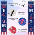 250th 4th of July Porch Banner Flag Red White Blue Stars Stripes USA ...