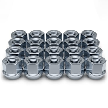 White Knight 963809LBK Black Chrome M14 x 1.50 Duplex Spline Lug Nut ...