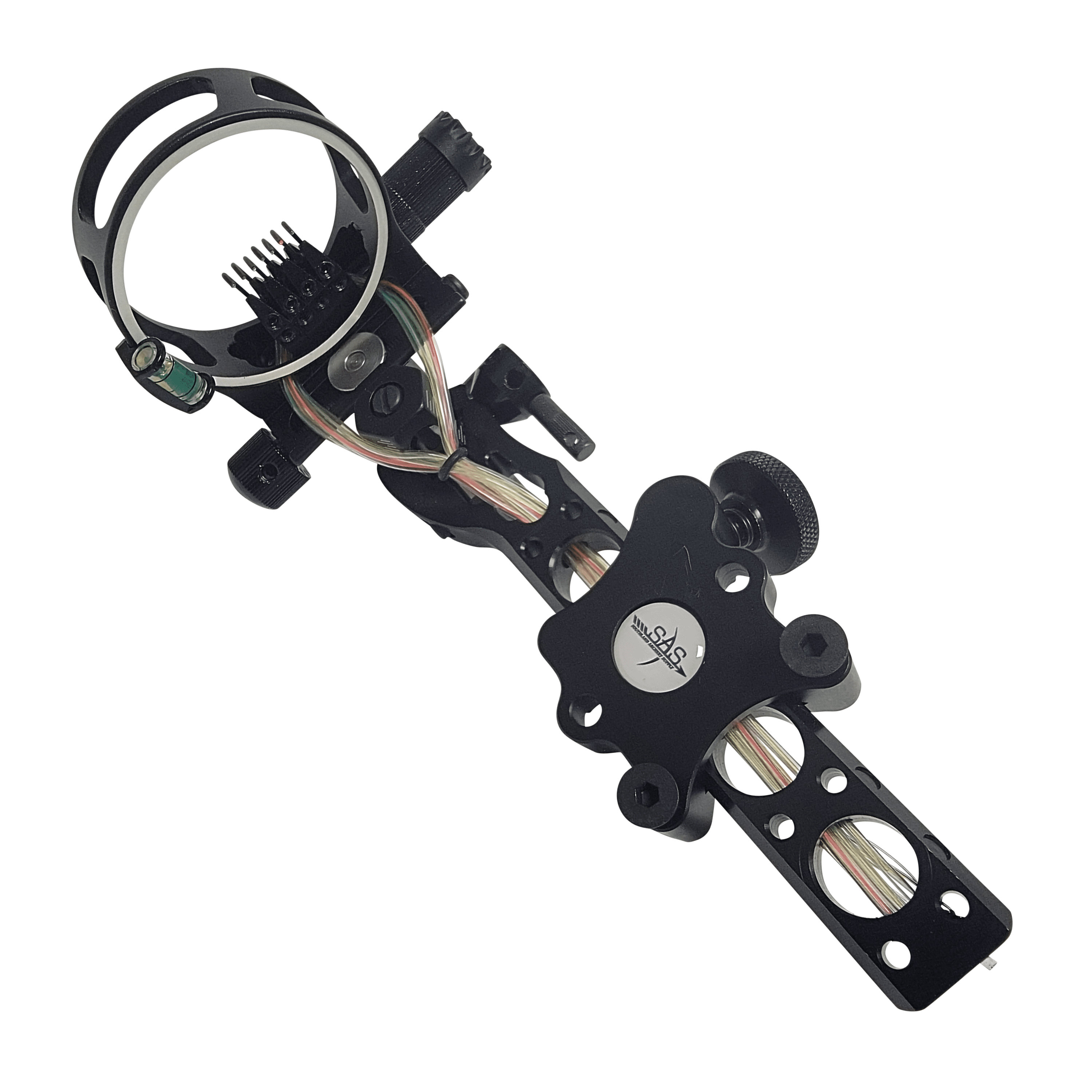 SAS Essence 019" Bow Sight with Micro Adjust Detachable Bracket LED ...