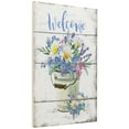 Northlight Spring Floral "Welcome" Wall Sign - 16" - Walmart.com