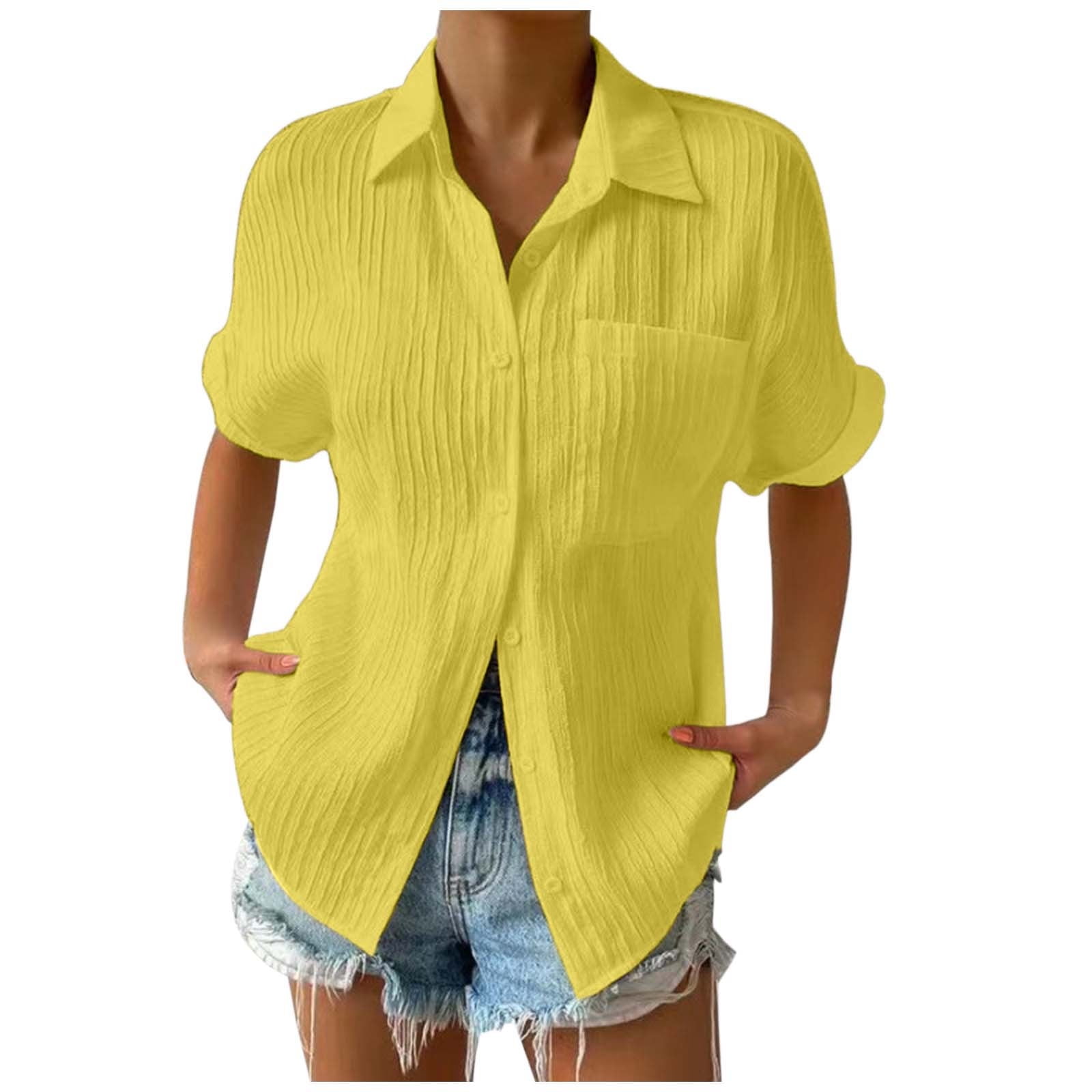 Click here for Hbfagfb Womens Shirts Lapel Button Down Cardigan S... prices