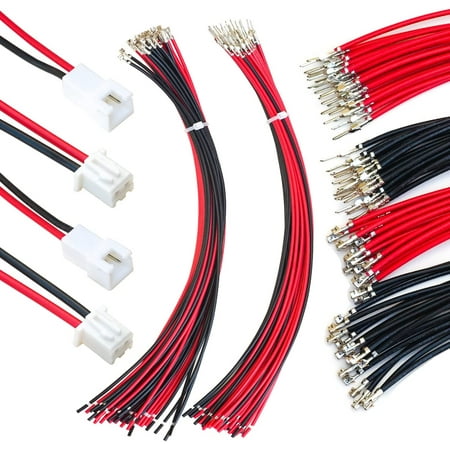Jst XH 2 Pin Connector Kit Total 20 Pcs Jst Male and Female Connectors ...