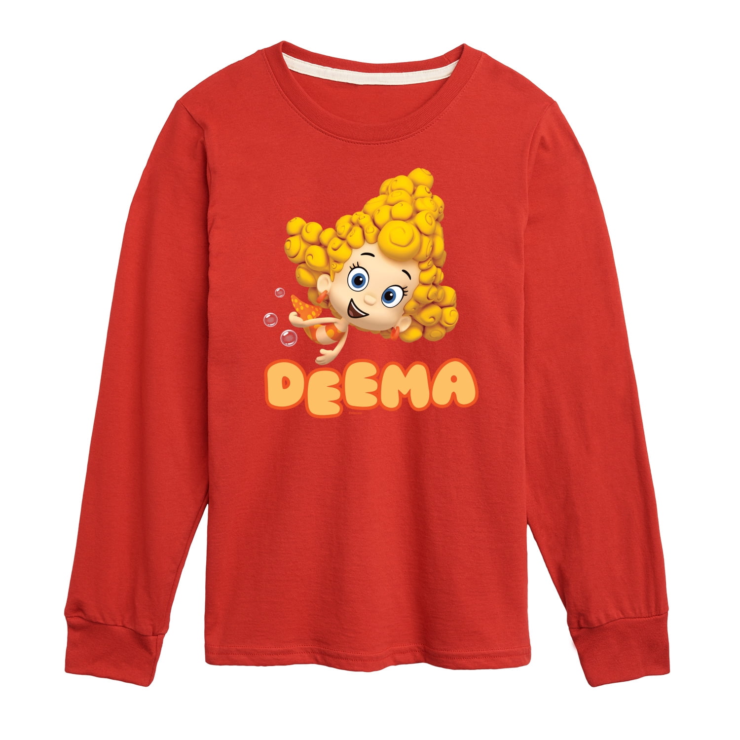 Bubble Guppies - Deema - Toddler And Youth Long Sleeve Graphic T-Shirt - Walmart.com