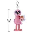 Ty Beanie Boos, Gilda the Flamingo, Glitter Eyes, Plastic Key Clip ...