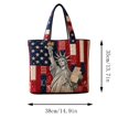 4Th Of July Decor Printed Tote Bags With Rich Pattern Designs ...