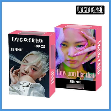 Gprince Kpop LISA JISOO JENNIE ROSE BLACKPINK Album LOMO Card Photocard ...