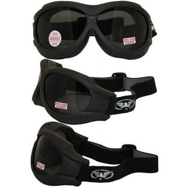 Global Vision Eliminator RX Padded Motorcycle Riding Goggles ANSI Black ...