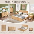 wow97e 2 Drawers Modern Nightstand for Bedroom, 25" Tall Night Stand ...