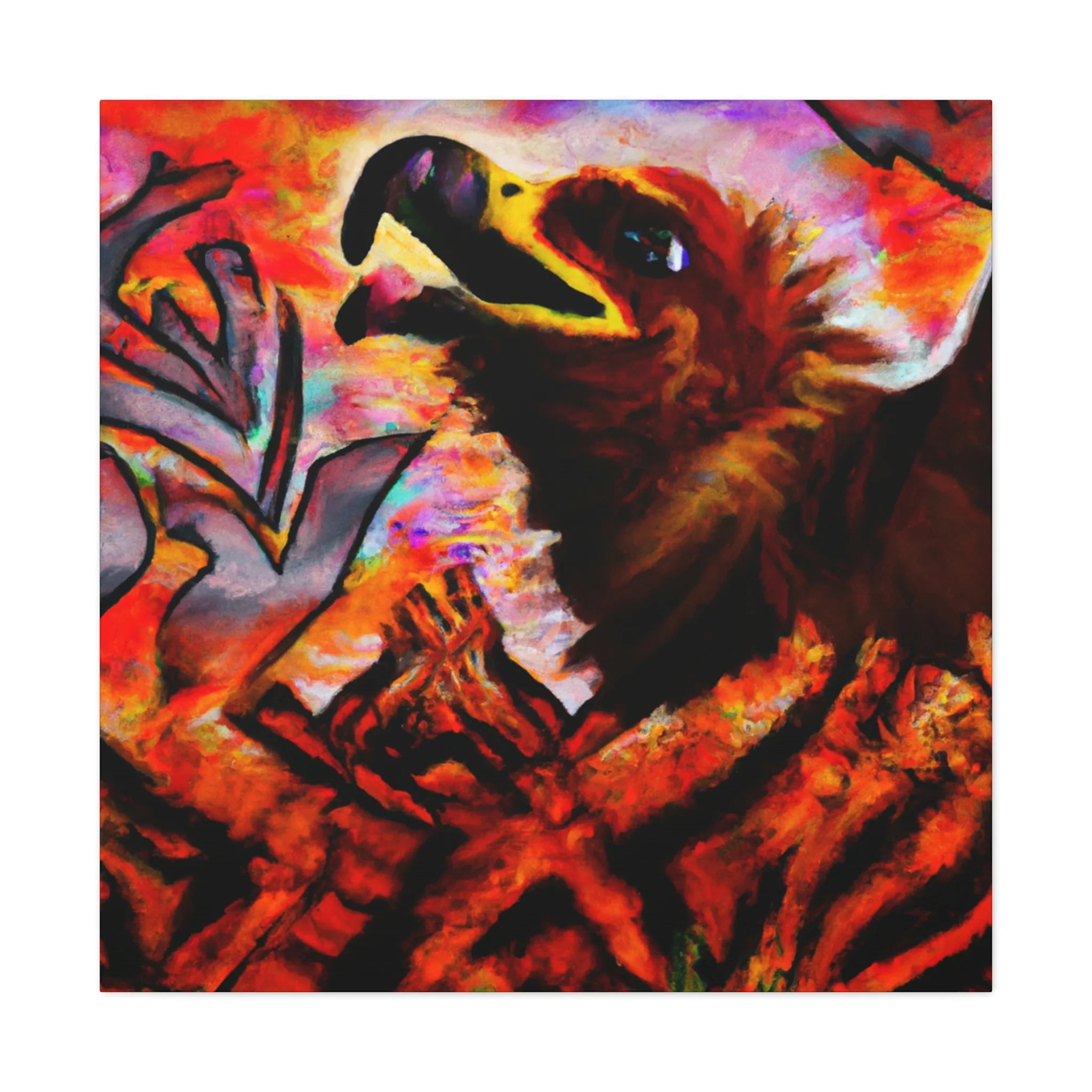 Vultures Overhead View - Canvas - Walmart.com