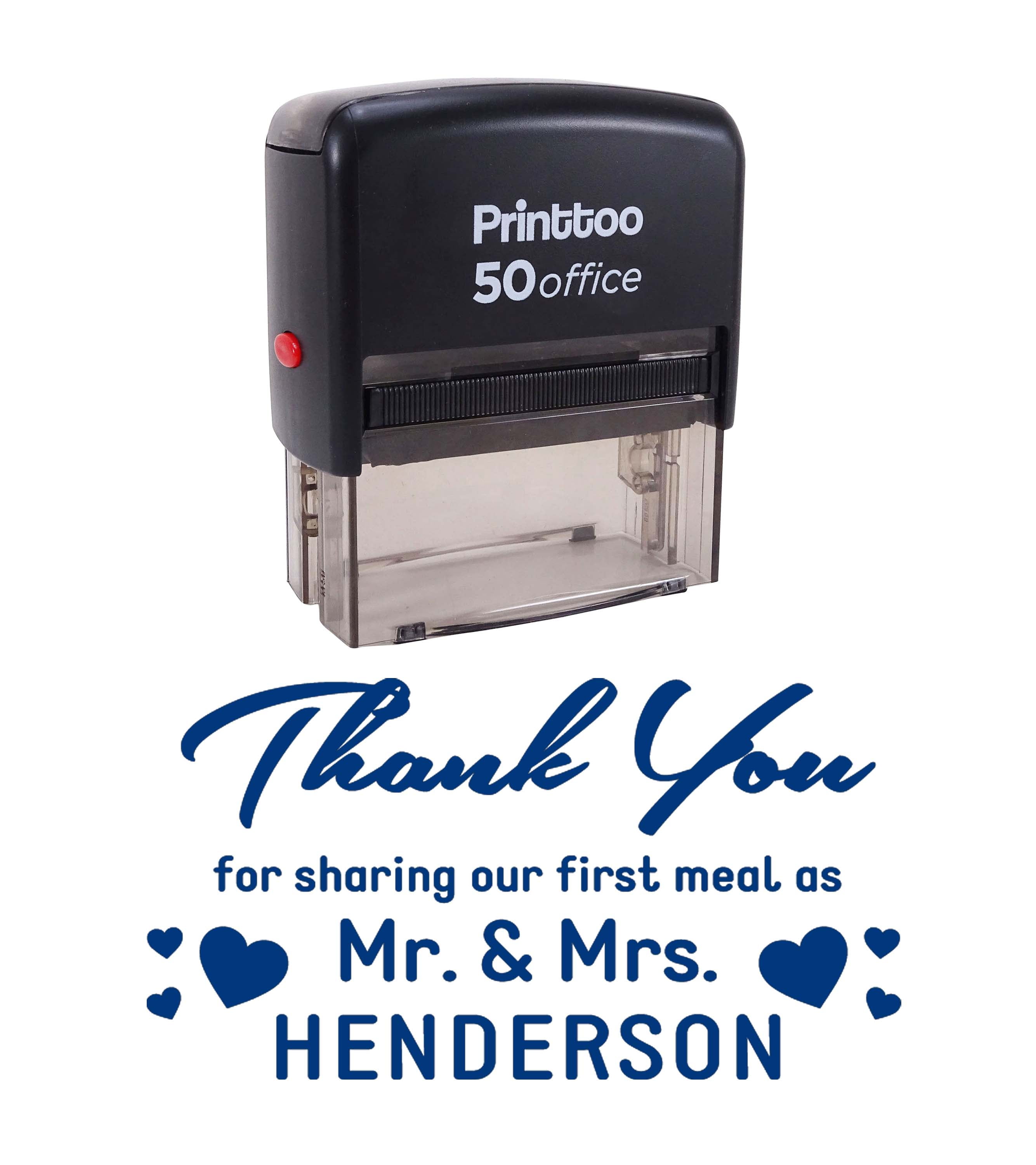 Printtoo Apprroved By Text Date With Signature Space Self Inking Dater ...