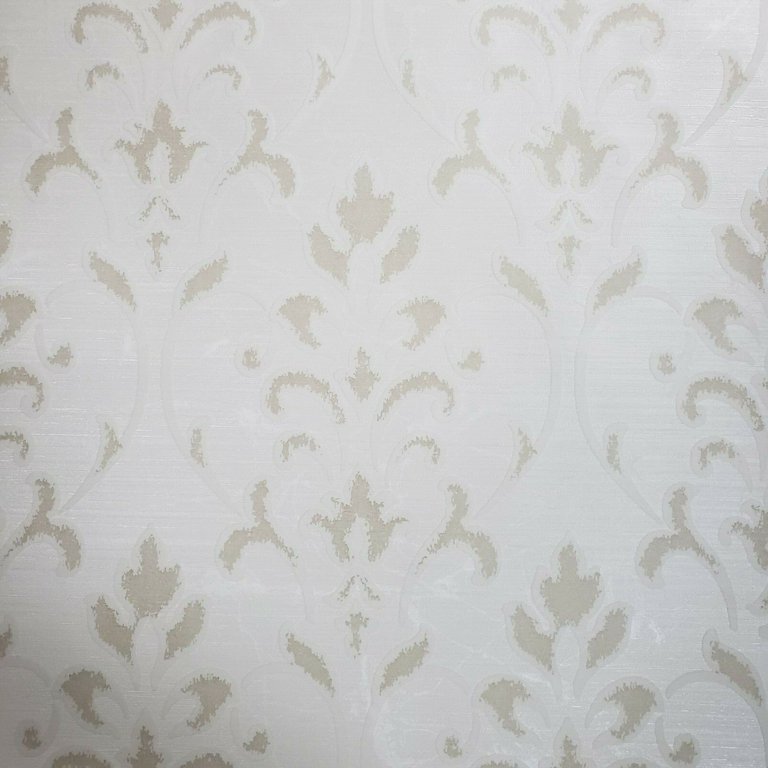 Flocked Metallic Wallpaper
