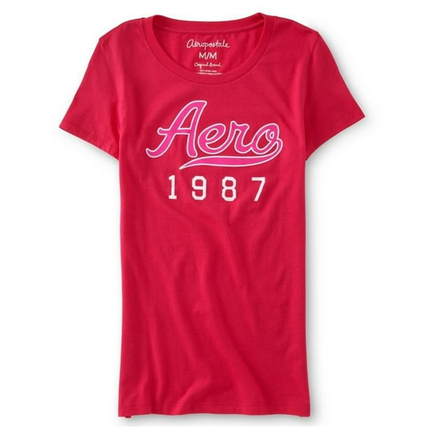 Aeropostale Aero 1897 - Camiseta gráfica para mujer, color rosa ...