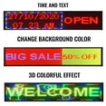 VEVOR Led Sign 38 x 6.5 Digital Sign 96 x 16 HD Resolution Full Color ...