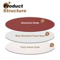 10pcs 10-Inch Sanding Discs, 320 Grits Aluminum Oxide Hook and Loop ...