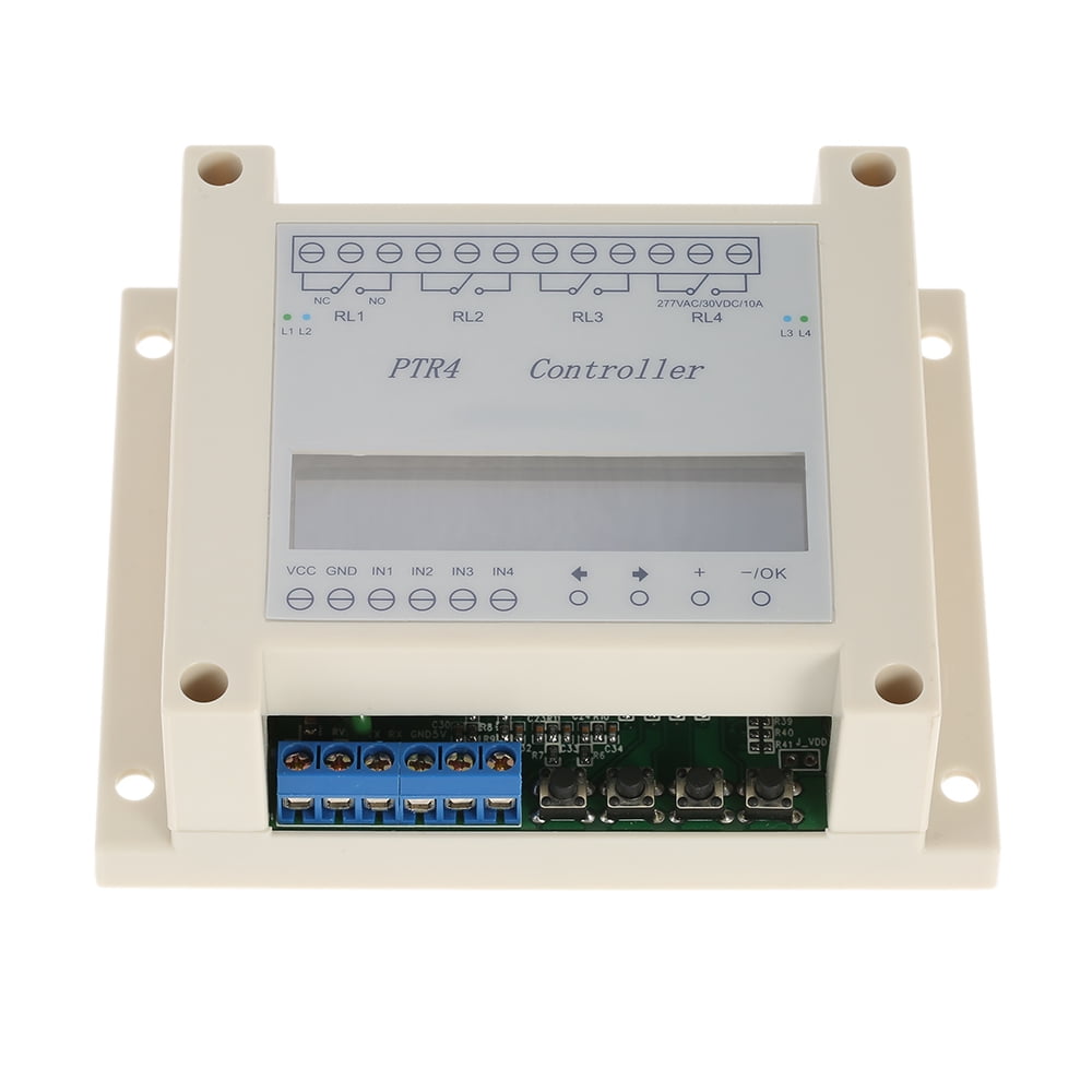 Canal DC6-40V 4 Canales Tiempo Digital Digital Relé Controlador ...