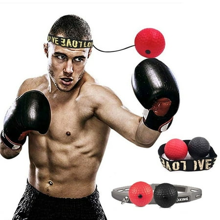 Boxing Reflex Speed Punch Ball Sanda Boxer Force Hand Eye Training Set ...