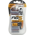 BIC Flex 5 Hybrid Men's 5-Blade Disposable Razor, 1 Handle and 6 ...